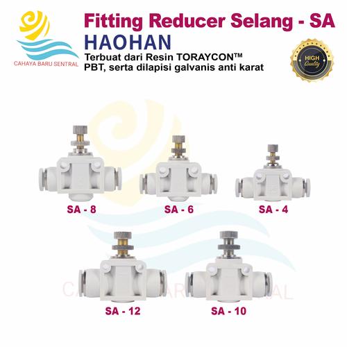 Jual Flow Speed Control Valve Fitting Pneumatic Kran Slip Lock Selang ...