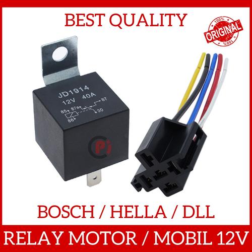 Jual Relay Otomotif Untuk Mobil Motor 12V 12 Volt 4 Kaki Pin 30A 80A 4P ...