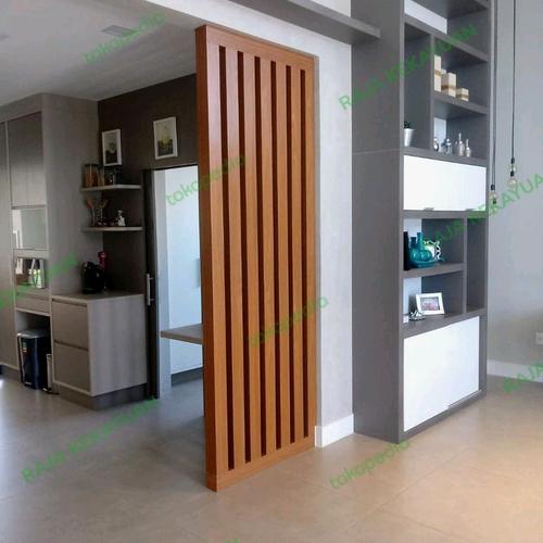 Jual Partisi/pembatas ruangan model minimalis kayu mahoni 200×100 ...