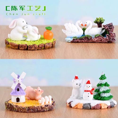 Promo Dekorasi Topper Cake Hiasan Aquarium Taman Miniatur DIY Mainan ...
