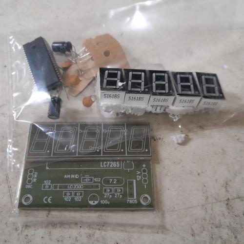 Jual Kit Frequency Frekuensi Counter FM Display LC7265 LC 7265 SANYO ...