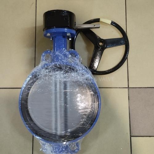 Jual butterfly valve wafer type gear cast iron 10 inch - Jakarta Barat ...