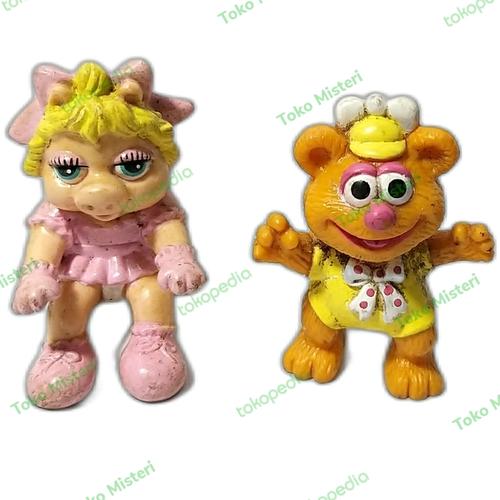 Jual Miss Piggy Fozzie Bear Pig Muppet Babies Baby Sesame Street 1986 ...