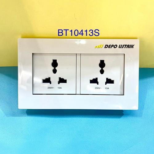 Jual BOSS / Stop Kontak Double Universal Boss / BT10413S WARNA ...