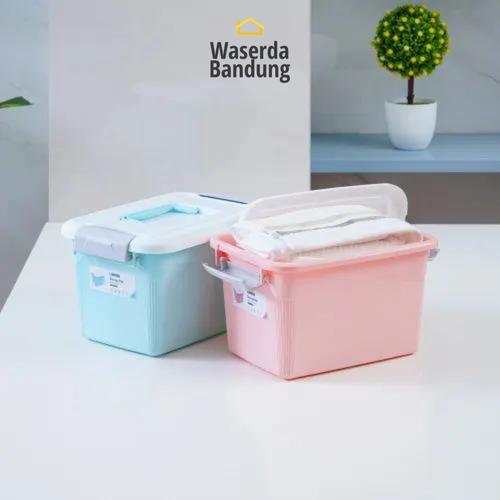 Jual Storage Box Plastik Serbaguna 5 Liter Dengan Handle Bisa Ditenteng ...