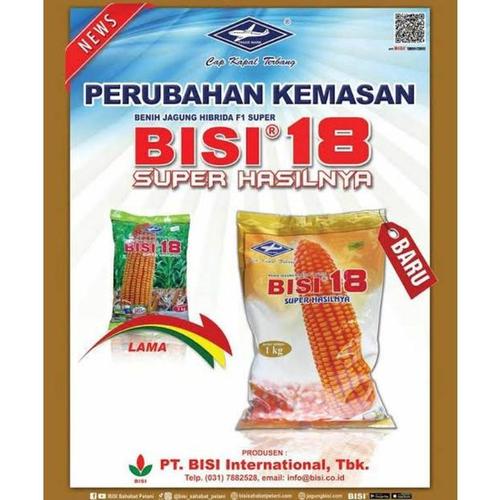 Jual Benih jagung BISI 18 super hibrida dari cap kapal terbang isi 1kg ...
