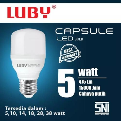 Jual Lampu LED LUBY CAPSULE 5W 10W 14W 18W 28W - 5W - Jakarta Barat ...