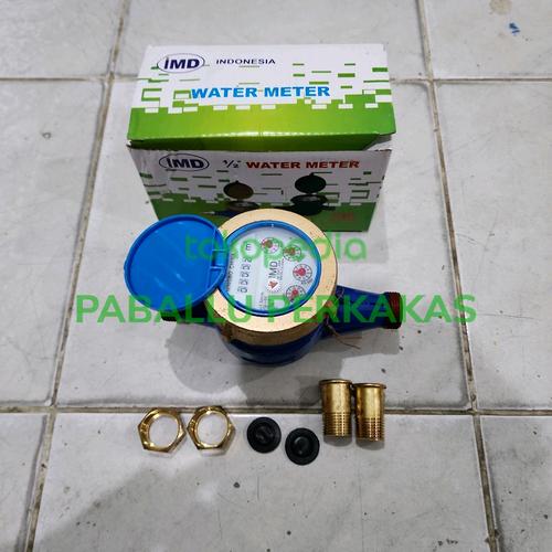 Jual Meteran Air PDAM Body Besi 1/2 inch Standar SNI / Water Meter PAM ...