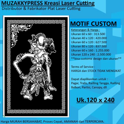 Jual LASER CUTTING MOTIF CUSTOM WAYANG (Plat Besi 2mm) - Jakarta Utara ...