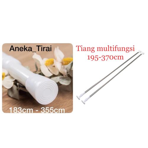 Jual tiang fleksibel gorden tirai/tiang kolong dapur/ tiang pipa ajaib ...