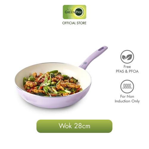 Promo GreenPan Delight Lavender Open Wok 28 cm Wajan Non Toxic Cicil 0% 3x - Jakarta Selatan ...