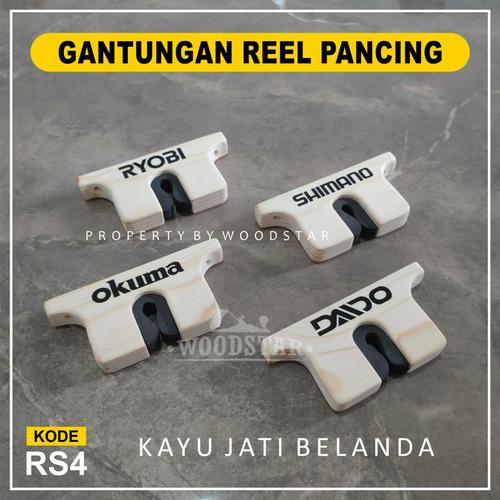 Jual : Rak gantung pancing spinning, Reel Stand Spinning, Reel - mentah ...