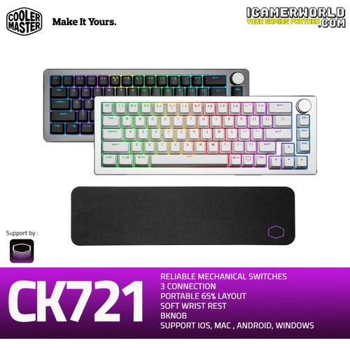 Jual Cooler Master CK721 65% Layout Wireless Gaming Mechanical - SAKURA ...
