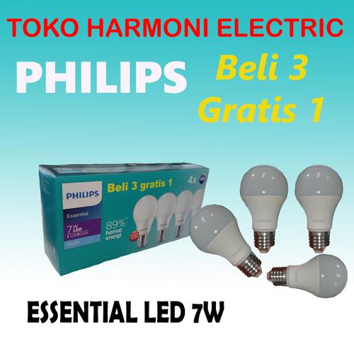 Jual LAMPU PHILIPS ESSENTIAL LED 7WATT MULTIPACK - Jakarta Utara ...