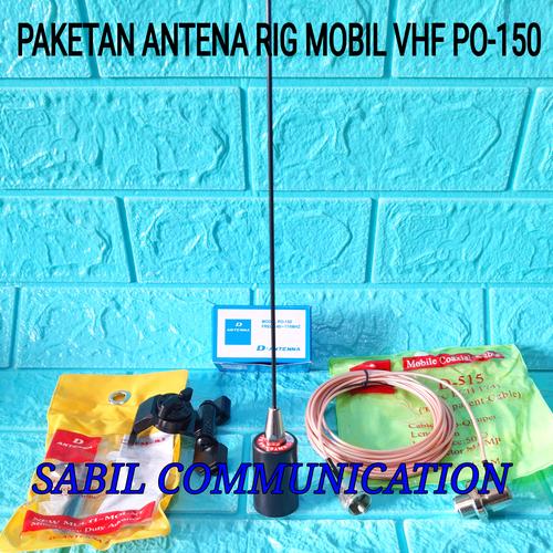 Jual ANTENA MOBIL VHF PO150 ANTENNA RIG MOBIL VHF PO-150 ANTENA PECUT ...