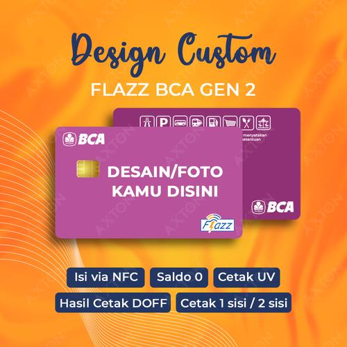Jual KARTU E MONEY E TOLL BCA FLAZZ GEN 2 1 SISI ATAU 2 SISI - BCA FLAZZ GEN 2, CETAK 1 SISI ...