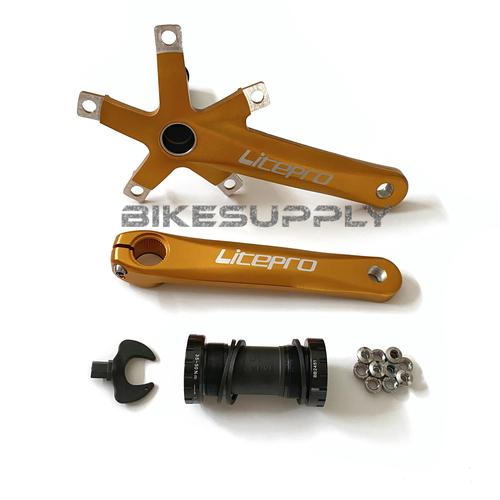 Jual Crank Arm Sepeda Litepro + BB Hollowtech 2 HT2 Alloy Warna Warni ...