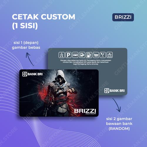 Jual CUSTOM PRINT UV KARTU E MONEY E TOLL BRIZZI BRI 1 SISI / 2 SISI - BRIZZI 1 SISI, PAKAI LOGO ...