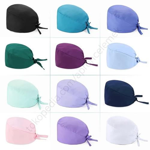 Jual Topi bedah dokter nurse cap surgical perawat operasi medis | chef ...
