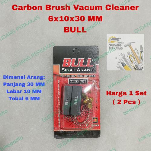 Jual Carbon Brush Vacum Cleaner 6x10x30 BULL - CB Sikat Arang Bostel ...