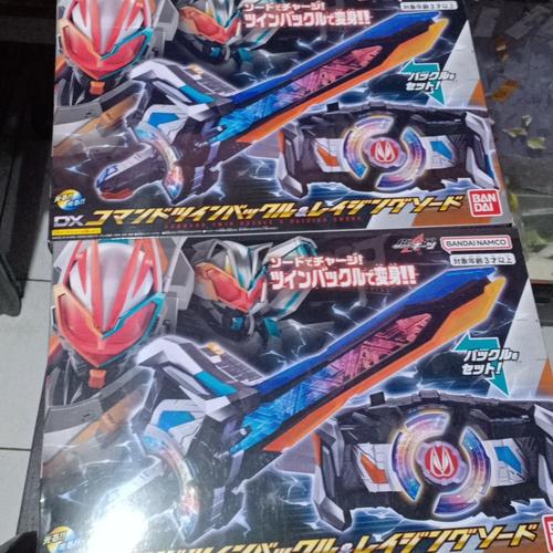 Jual DX Command Twin Buckle & Raising raging Sword kamen rider geats ...
