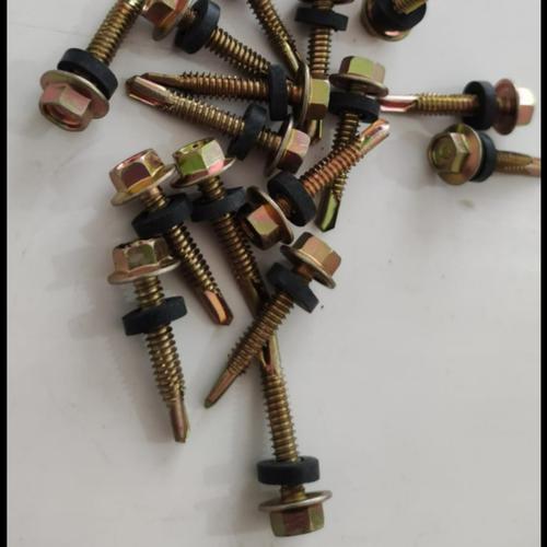 Jual baut roofing camel 3 cm / baut pagar / baut kuning / baut spandek ...