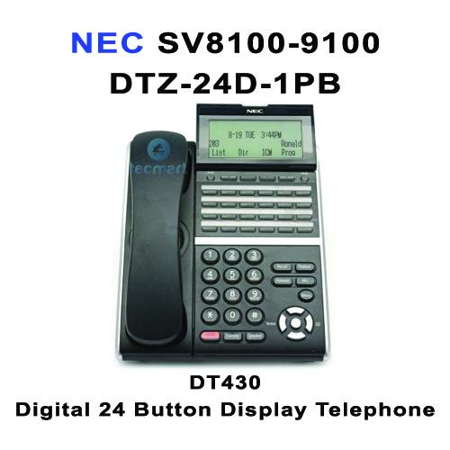Jual NEC DTZ-24D-1PB Digital 24 Button Display Telephone SV9100/8100 ...