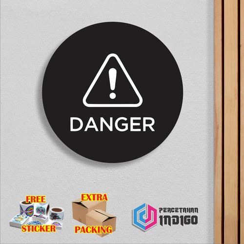 Jual Papan tanda sign board Bulat Danger - Kab. Bekasi - PERCETAKAN ...