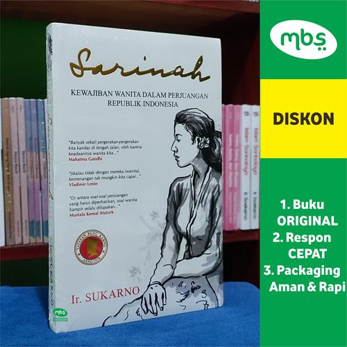 Jual BUKU SARINAH (Soft Cover) - Ir. Sukarno - Kota Yogyakarta - Moukamad Bookstore | Tokopedia