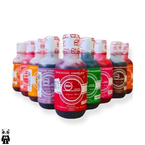 Jual Cross Pewarna Oil Base 60ml Pewarna Makanan Minyak Food Coloring ...
