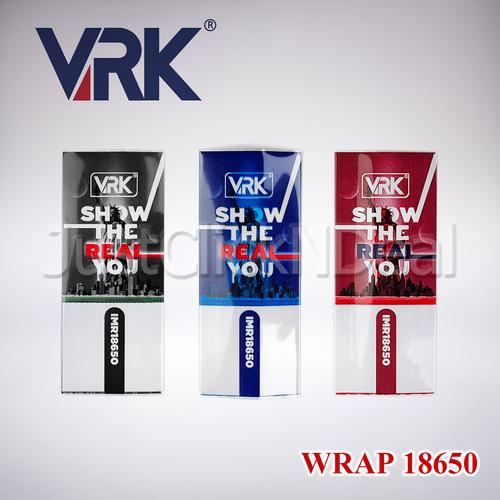 Jual VRK Wrap 18650 PVC Bungkus Baterai Show The Real You Hitam Biru ...