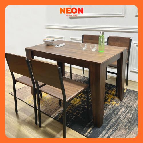 Jual NEON Set Meja Makan 4 Kursi Minimalis | Dining Table - Kota ...