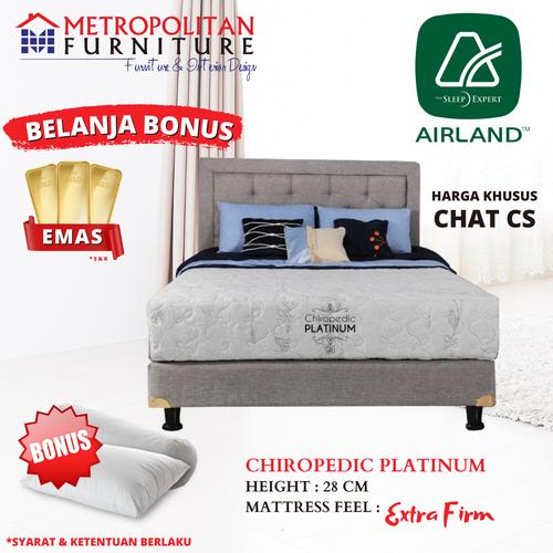 Jual Kasur Springbed AIRLAND Chiropedic Platinum / Matras Spring bed ...