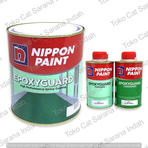 Jual NIPPON PAINT EPOXY GUARD READY MIX 0.9L CAT LANTAI SERBAGUNA EPOXY ...