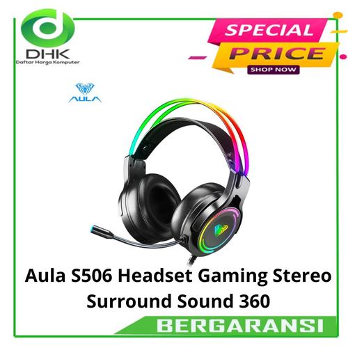 Jual Aula S506 Headset Gaming Stereo Surround Sound 360 - Jakarta Pusat ...