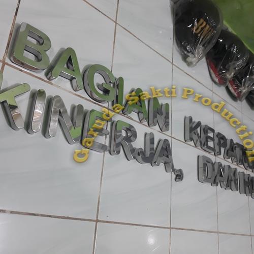 Jual Huruf atau letter signage stainless steel - Jakarta Timur - garuda ...