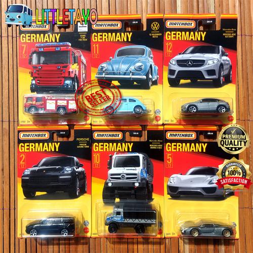 Jual MATCHBOX GERMANY SET 6 - 62 VW BEETLE MERCEDES BENZ PORSCHE SCANIA ...