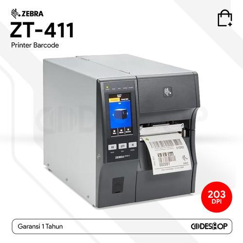 Promo Zebra ZT411 Printer Label Industrial 203dpi Direct Thermal ...