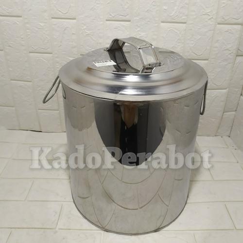 Jual Tong Bakso Stainless 32 cm / Panci Baso Polos Stainless GOJEK GRAB ...