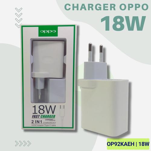 Jual NEWS Charger Oppo 18W 2A Original 100% Charger Oppo Type C 18W OP92KAE - MICRO USB ...