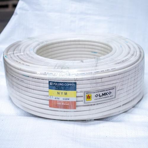 Jual Kabel Listrik kawat PULUNG COPPER NYM 4x4 4x4mm 50 Meter (50M ...