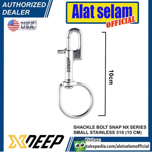 Jual Shackle Bolt Snap XDeep Diving Dive NX Series Large Stainless 316 10cm - Kota Surabaya ...