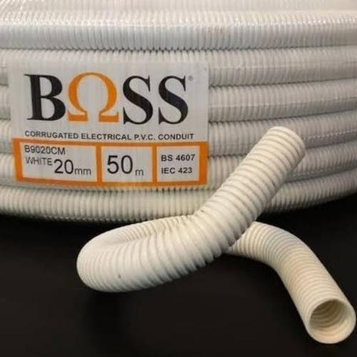 Jual flexible conduit pvc BOSS 20mm putih meteran potongan - Jakarta ...