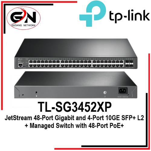 Jual TP-Link TL-SG3452XP JetStream Switch 48-Port Gigabit + 4x 10GE ...