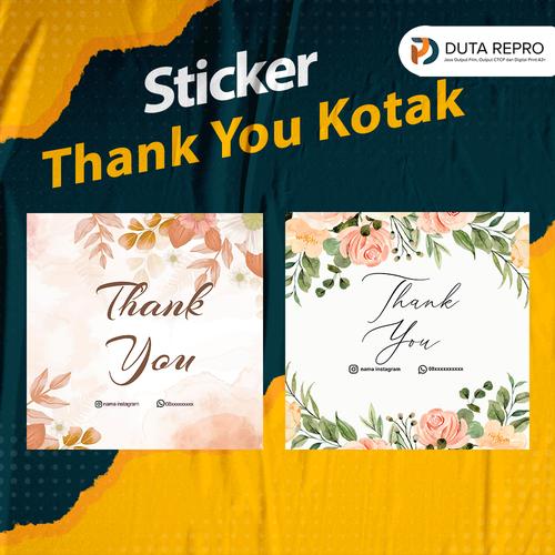Jual STIKER SEGEL THANK YOU STICKER SEGEL KEMASAN TERIMA KASIH LABEL ...