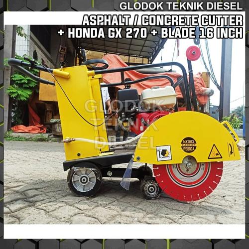 Jual Mesin Potong Aspal + HONDA GX 270 HP + Mata 16" Asphalt Cutter ...