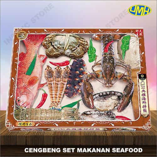 Jual barang cengbeng kertas set makanan seafood sembahyang leluhur ...