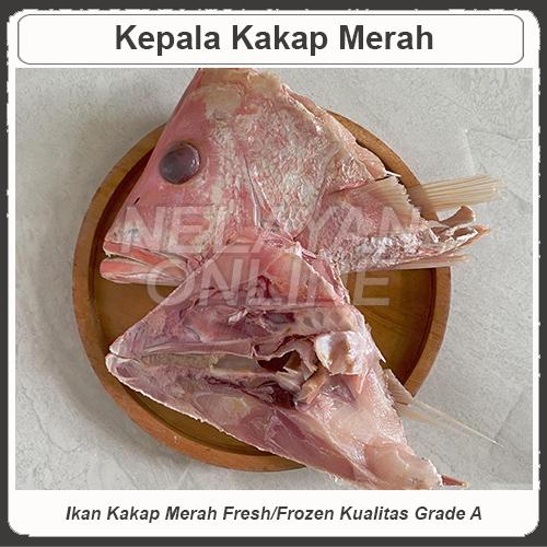 Jual Red Snapper Head Fish / Kepala Kakap Merah Segar/Frozen - Ikan ...