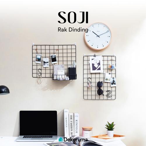 Jual Dekoruma SOJI Rak Dinding Gantung / Wire Grid Set - Kab. Bekasi ...
