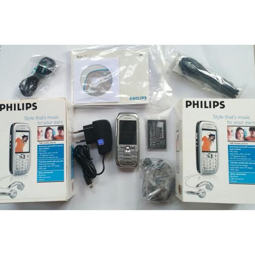 Jual Hp Philips 768 Silver Pebble Music Edition Fullset Jadul Rare Item ...